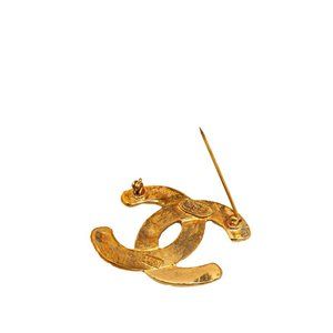 CHANEL | Jewelry | Chanel Coco Mark Brooch Gold Plated Womens Chanel ...